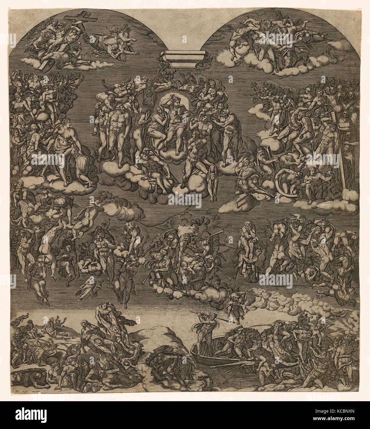 Michelangelo last judgement hi-res stock photography and images - Alamy