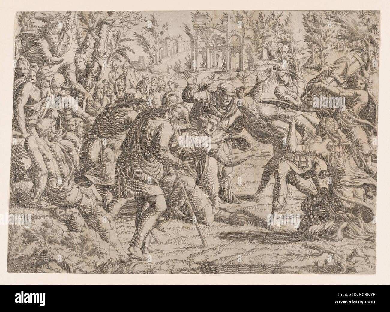 The Treacherous Sinon Brought into the Trojan's Camp by the Shepherds ...