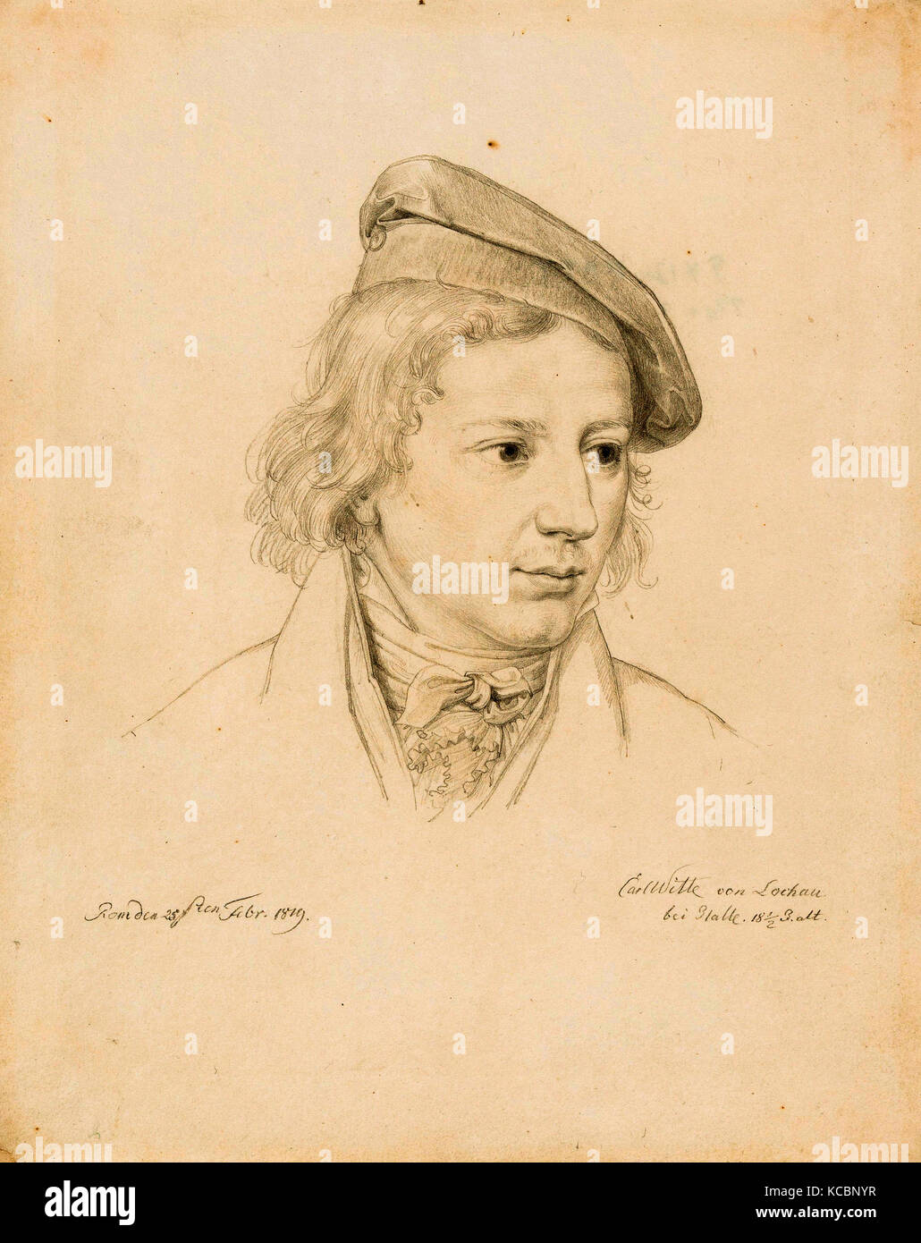 Drawings and Prints, Drawing, Portrait of Johann Heinrich Friedrich ...