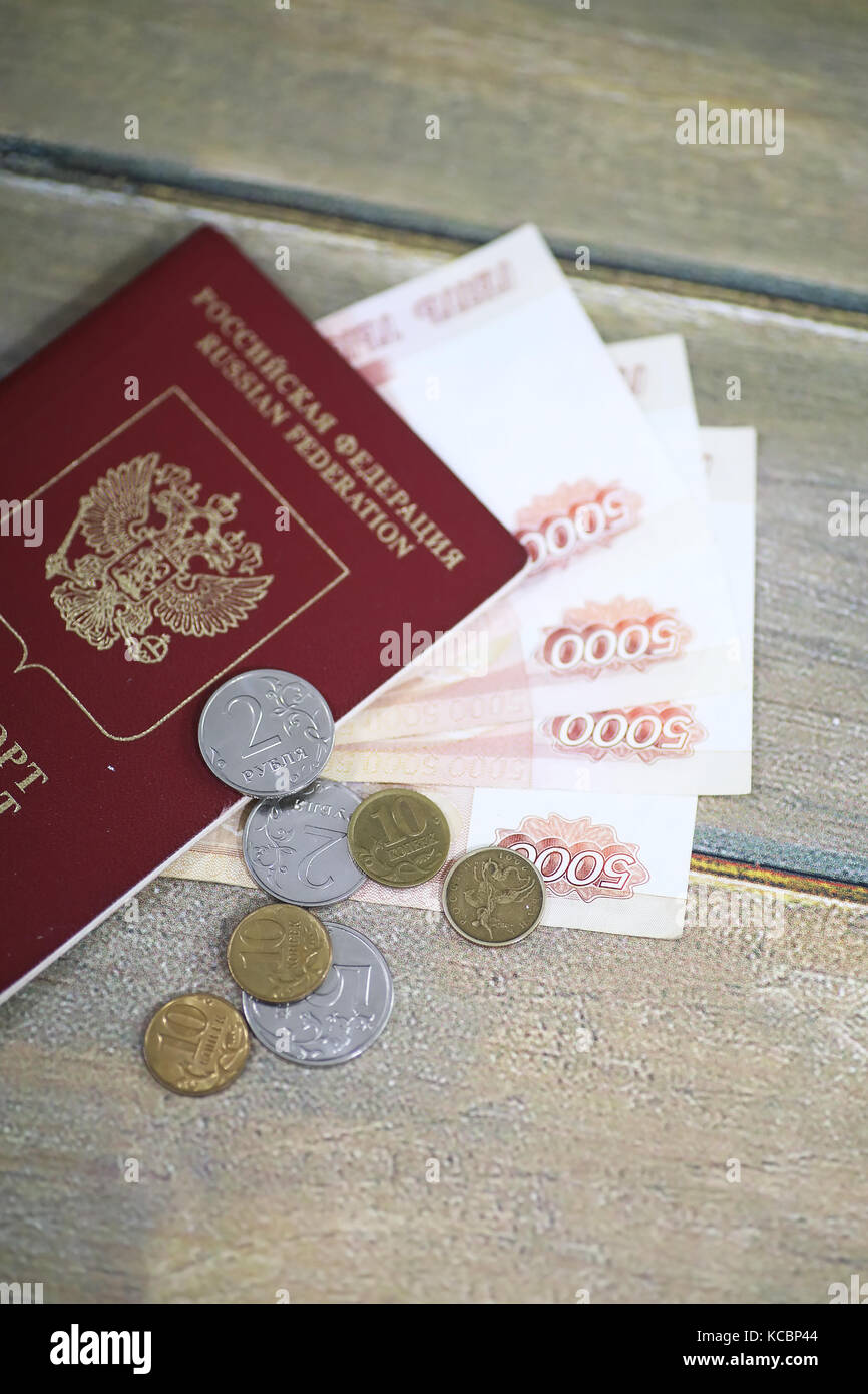 Documents and money on the floor Stock Photo - Alamy