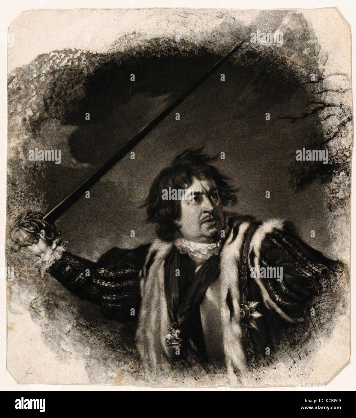 David Garrick as Richard III (Shakespeare, King Richard III, Act 5 ...