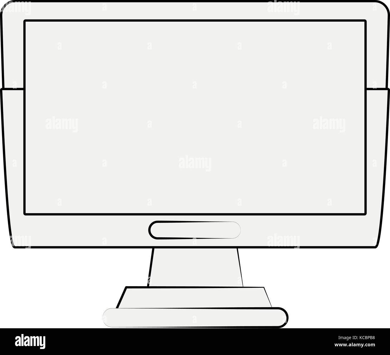Pc screen monitor Stock Vector Image & Art - Alamy