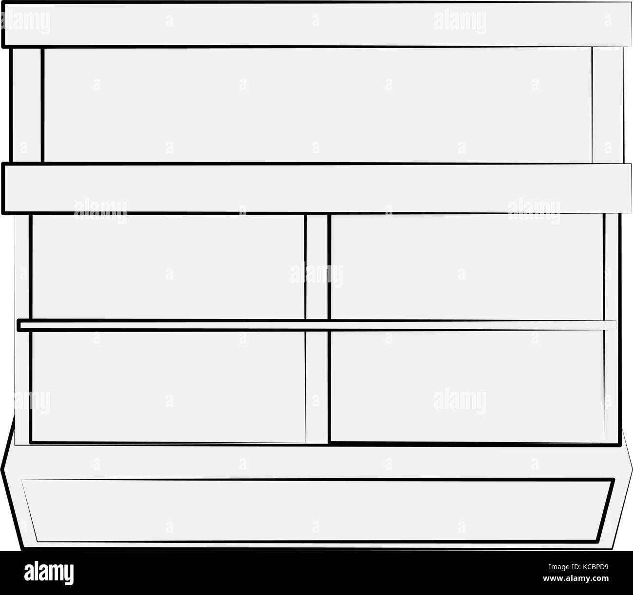 Empty cake shop Stock Vector Images - Alamy