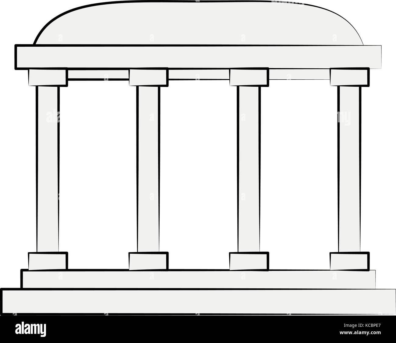 Greek building symbol Stock Vector Image & Art - Alamy