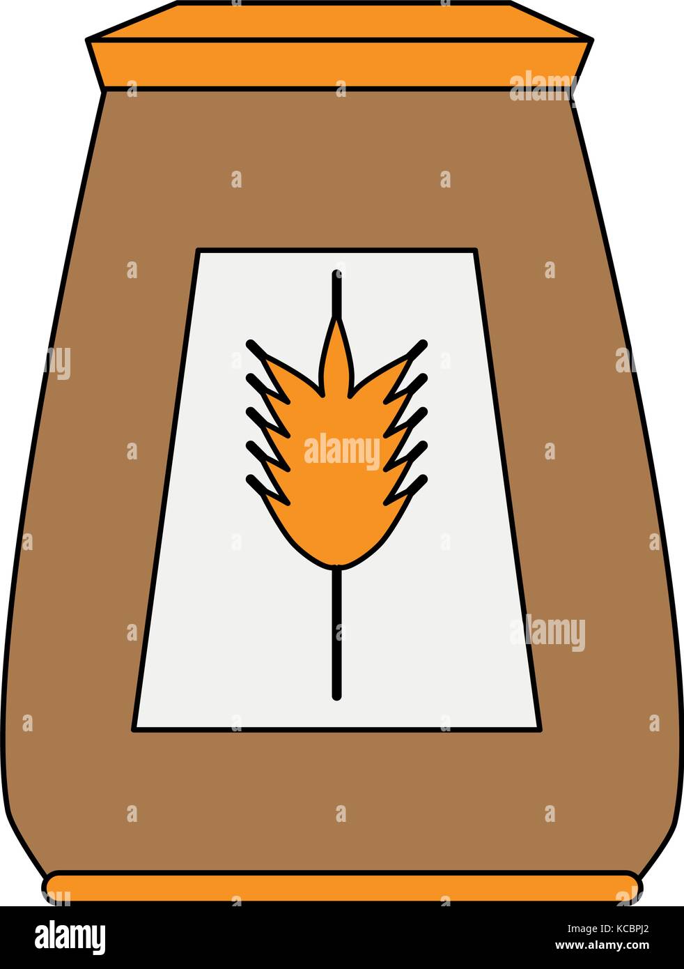 Wheat flour isolated Stock Vector Image & Art - Alamy