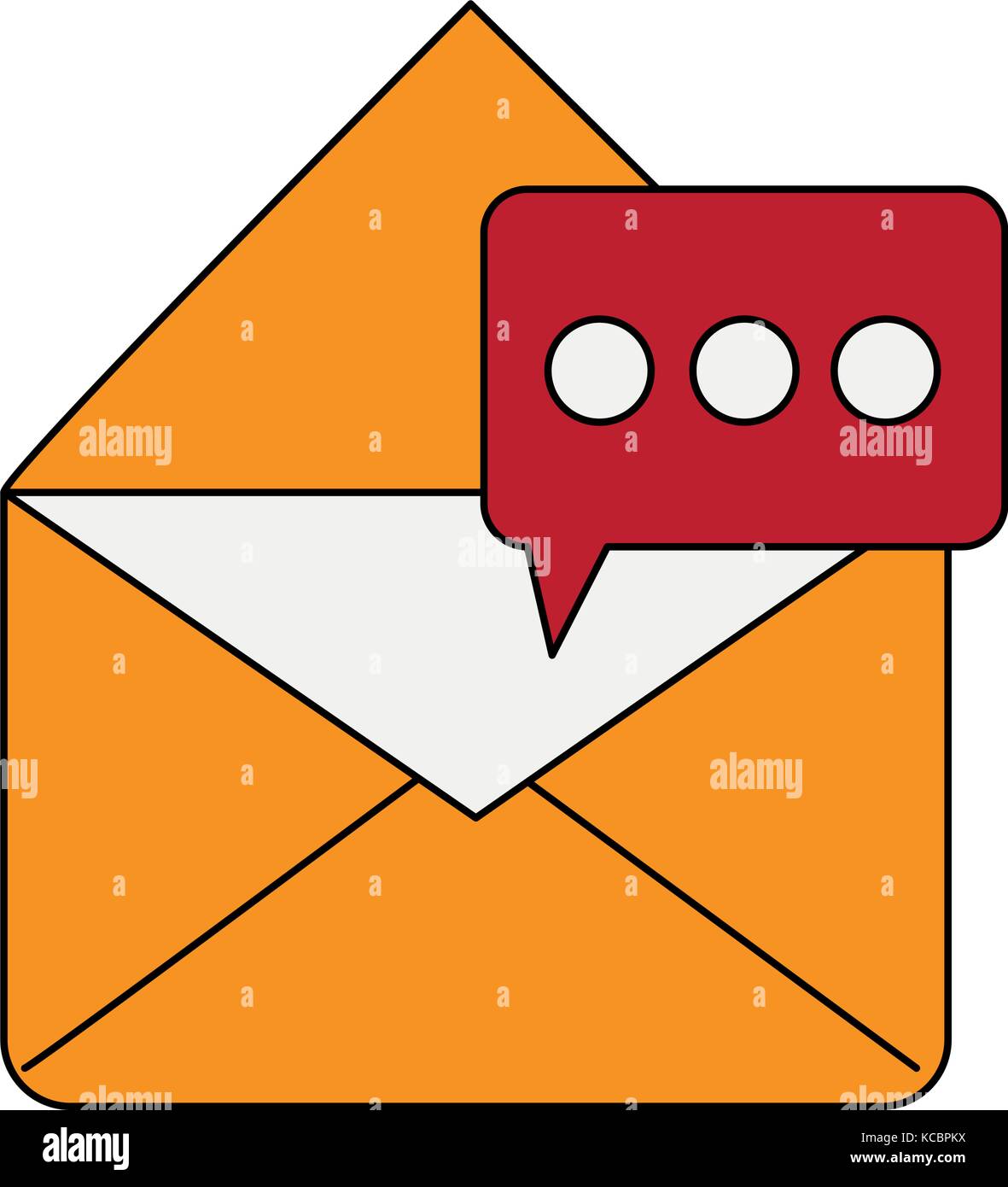 Envelope message symbol Stock Vector Image & Art - Alamy