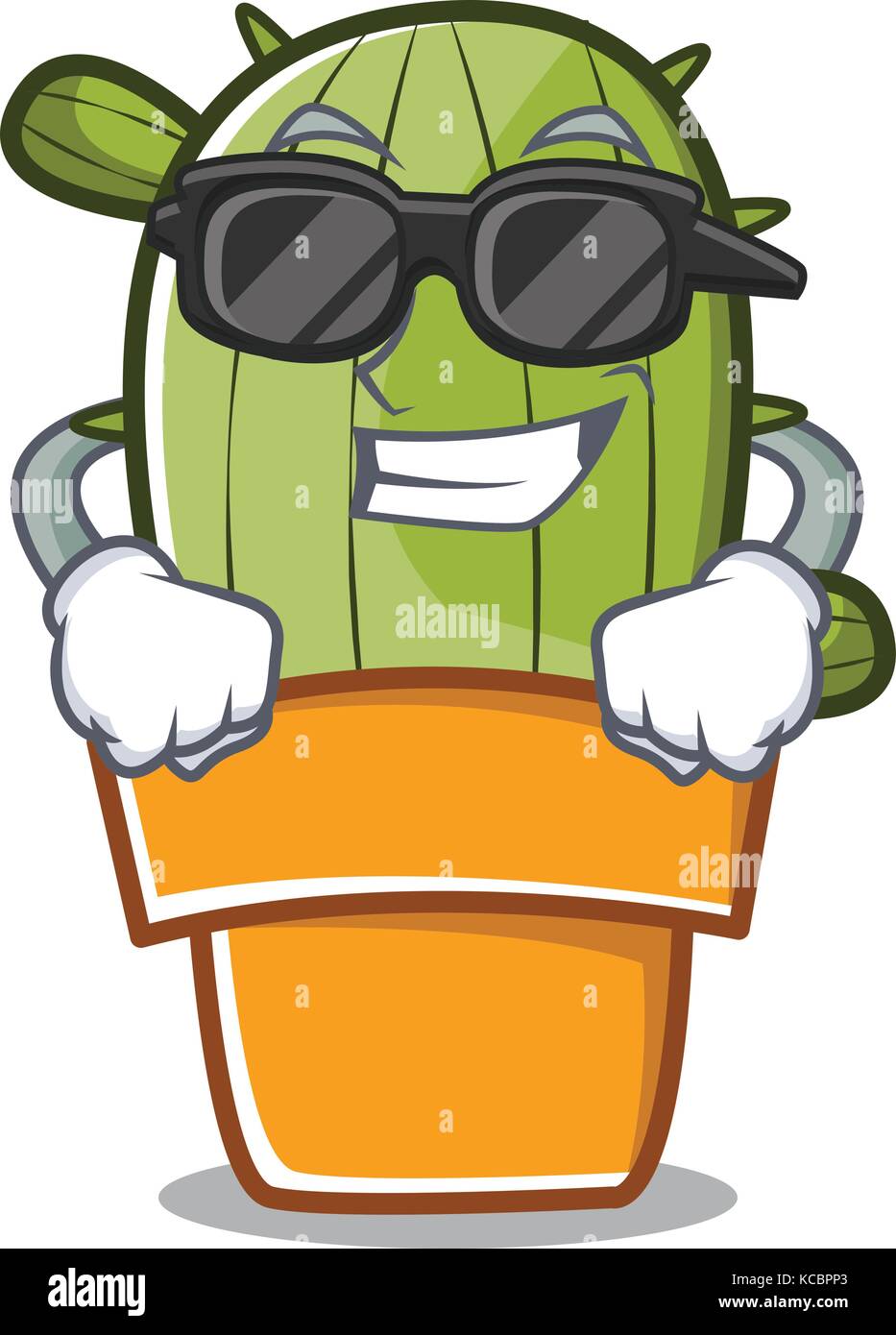 Super cool cute cactus character cartoon Stock Vector Image & Art - Alamy