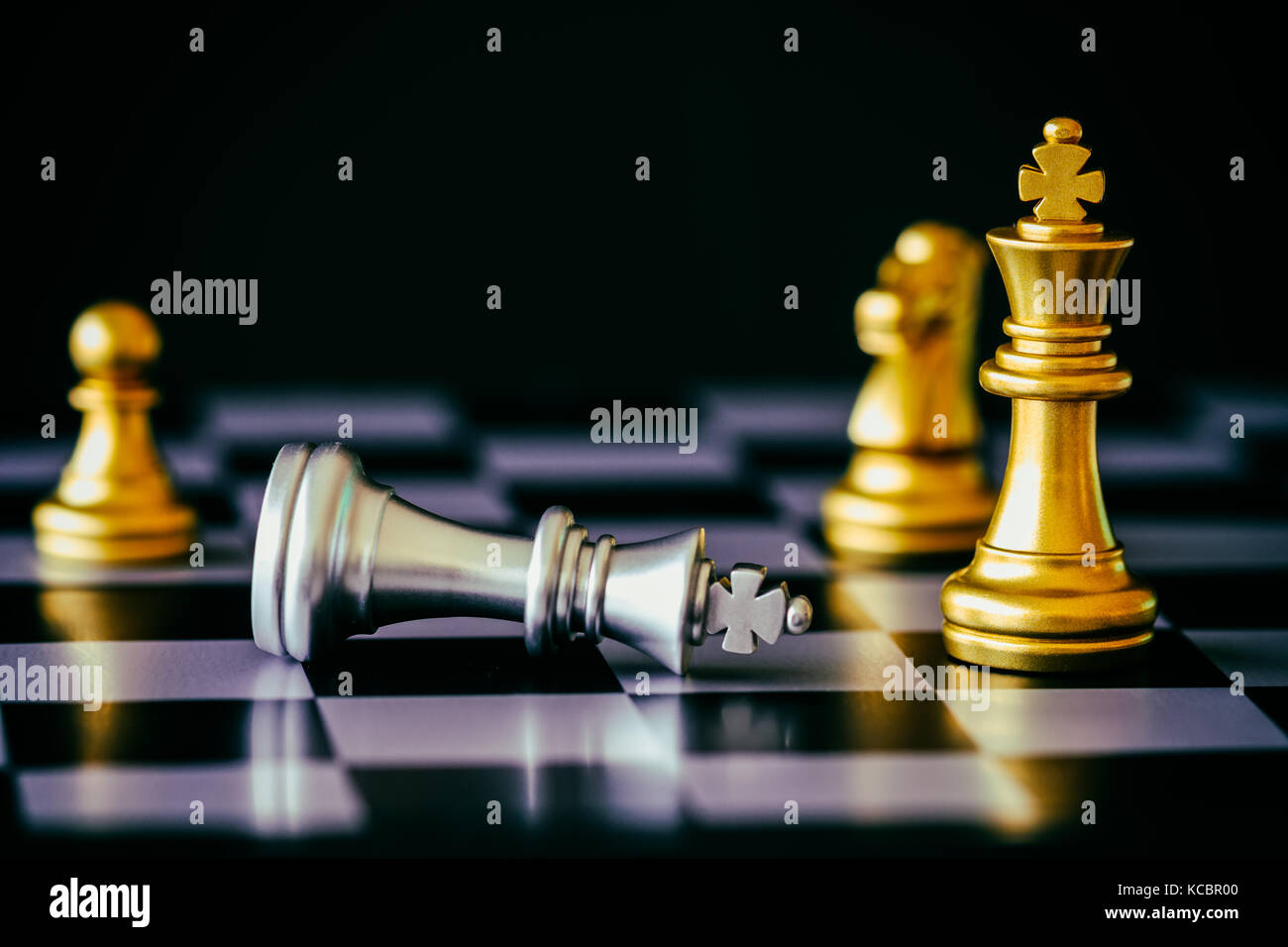 Strategy chess battle Intelligence challenge game on chessboard ...