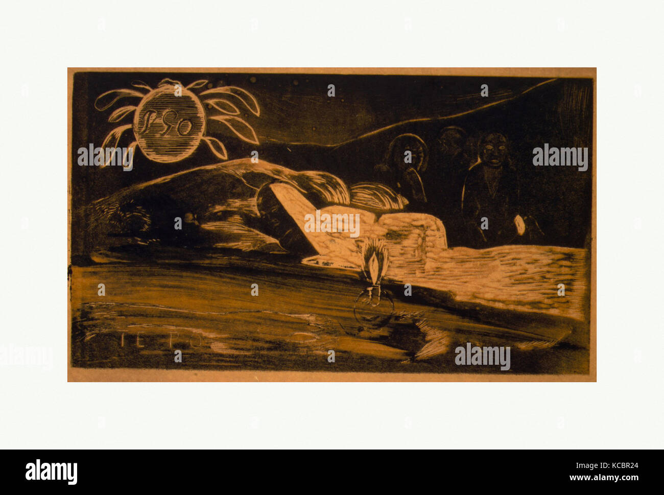 Te Po, 1893–94, Woodcut printed in color on wove paper lined with silk ...