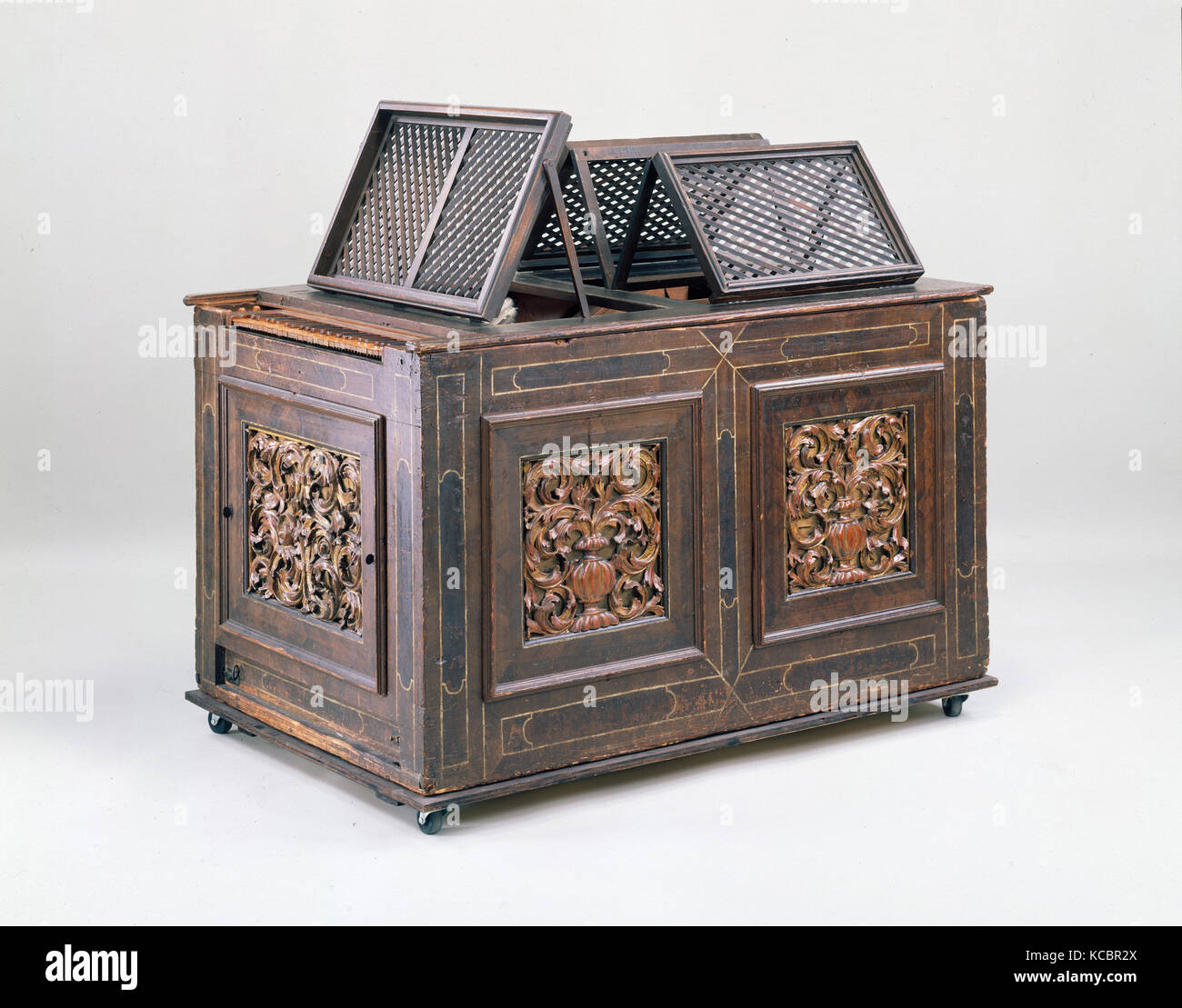 Positive Organ, 17th century, Germany, German, Woods, metal alloys ...