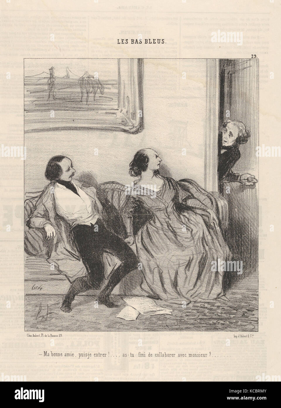 "Ma bonne amie, puis-je entrer!...as-tue fini de collaborer avec ...