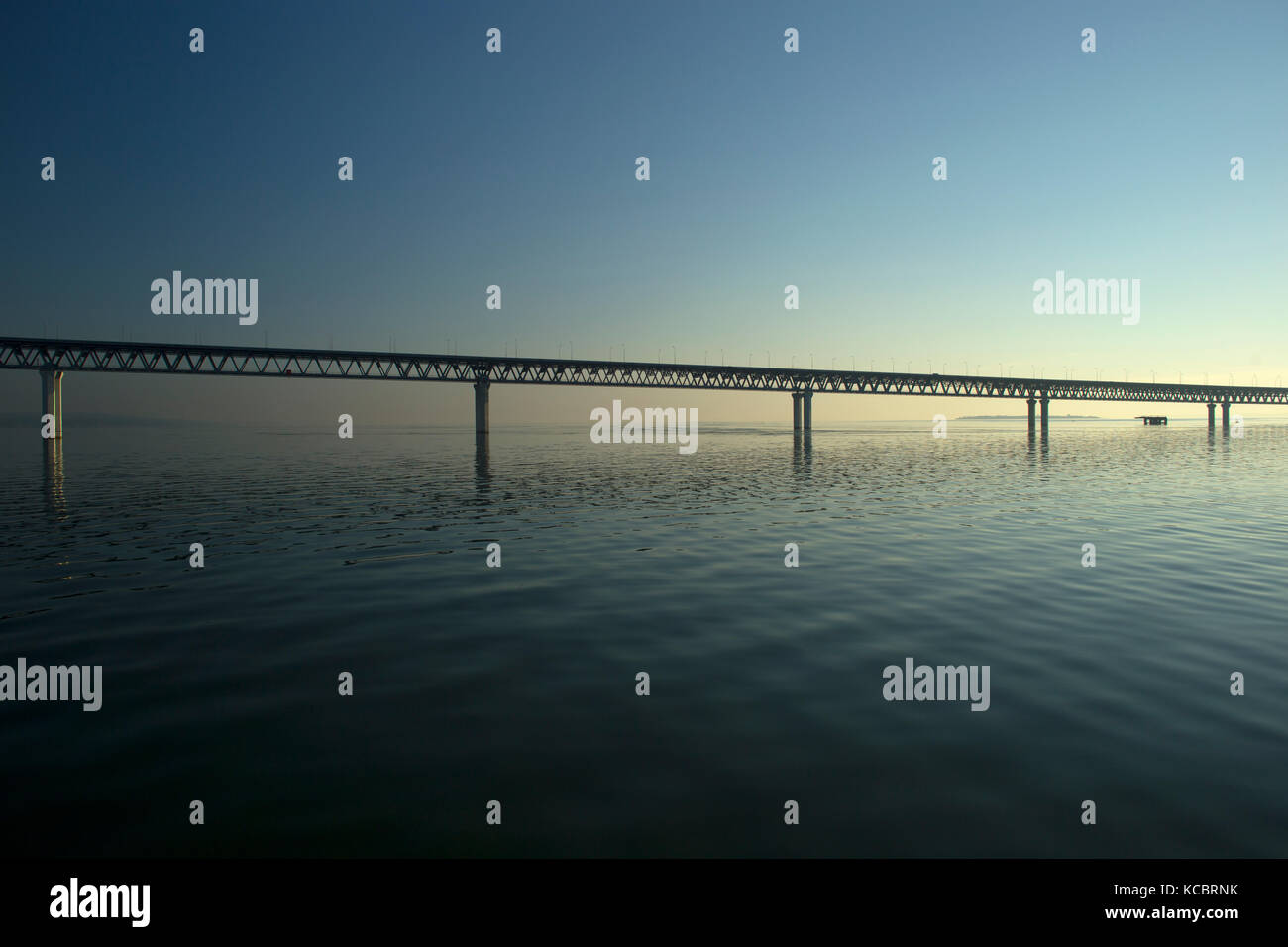 New Ulyanovsk bridge Stock Photo - Alamy