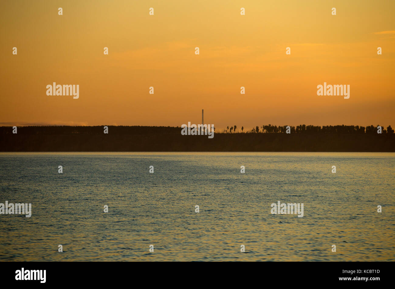 Dawn on Volga Stock Photo - Alamy