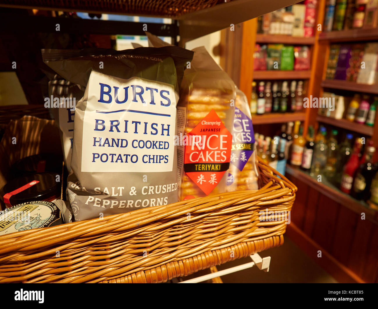 Crisps display basket hi-res stock photography and images - Alamy
