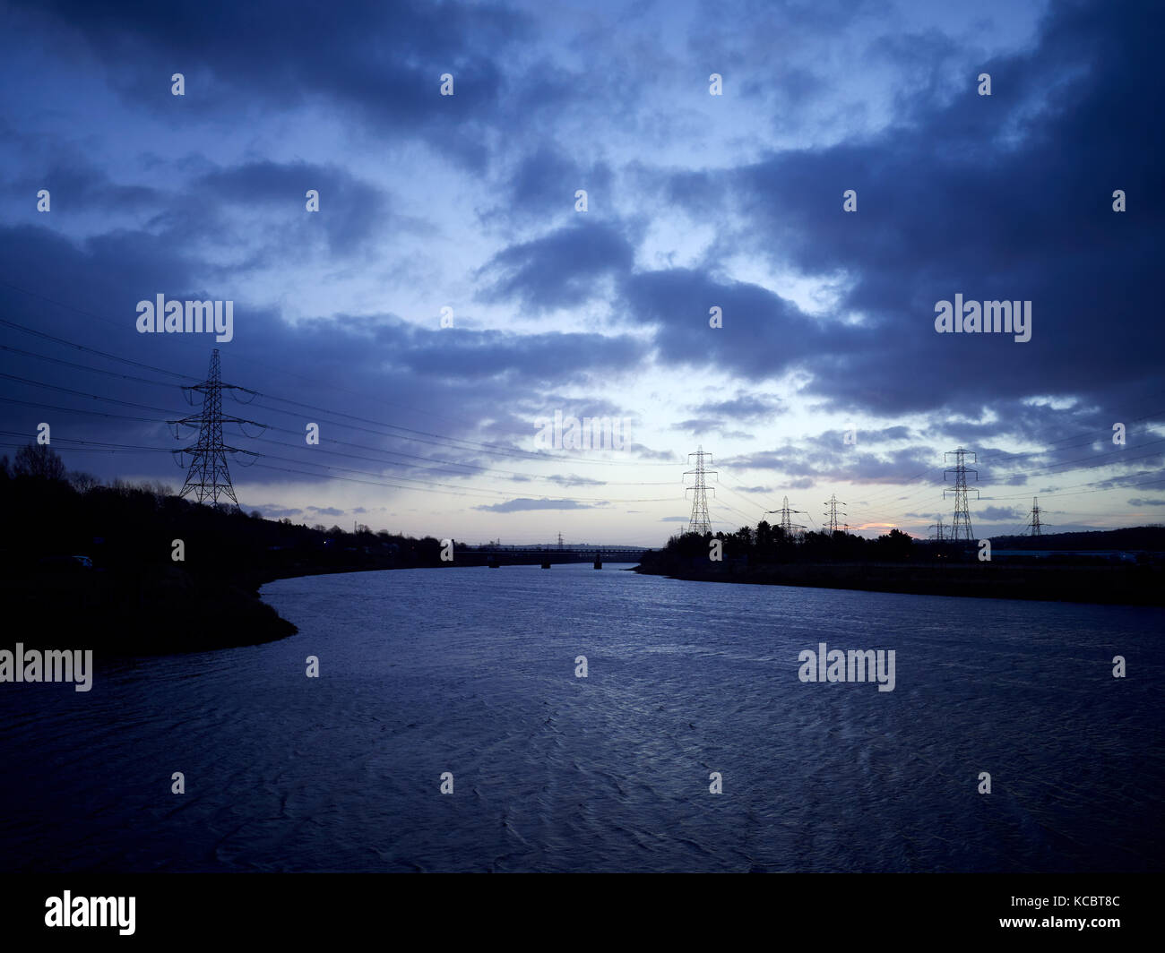 Stream pylons hi-res stock photography and images - Alamy