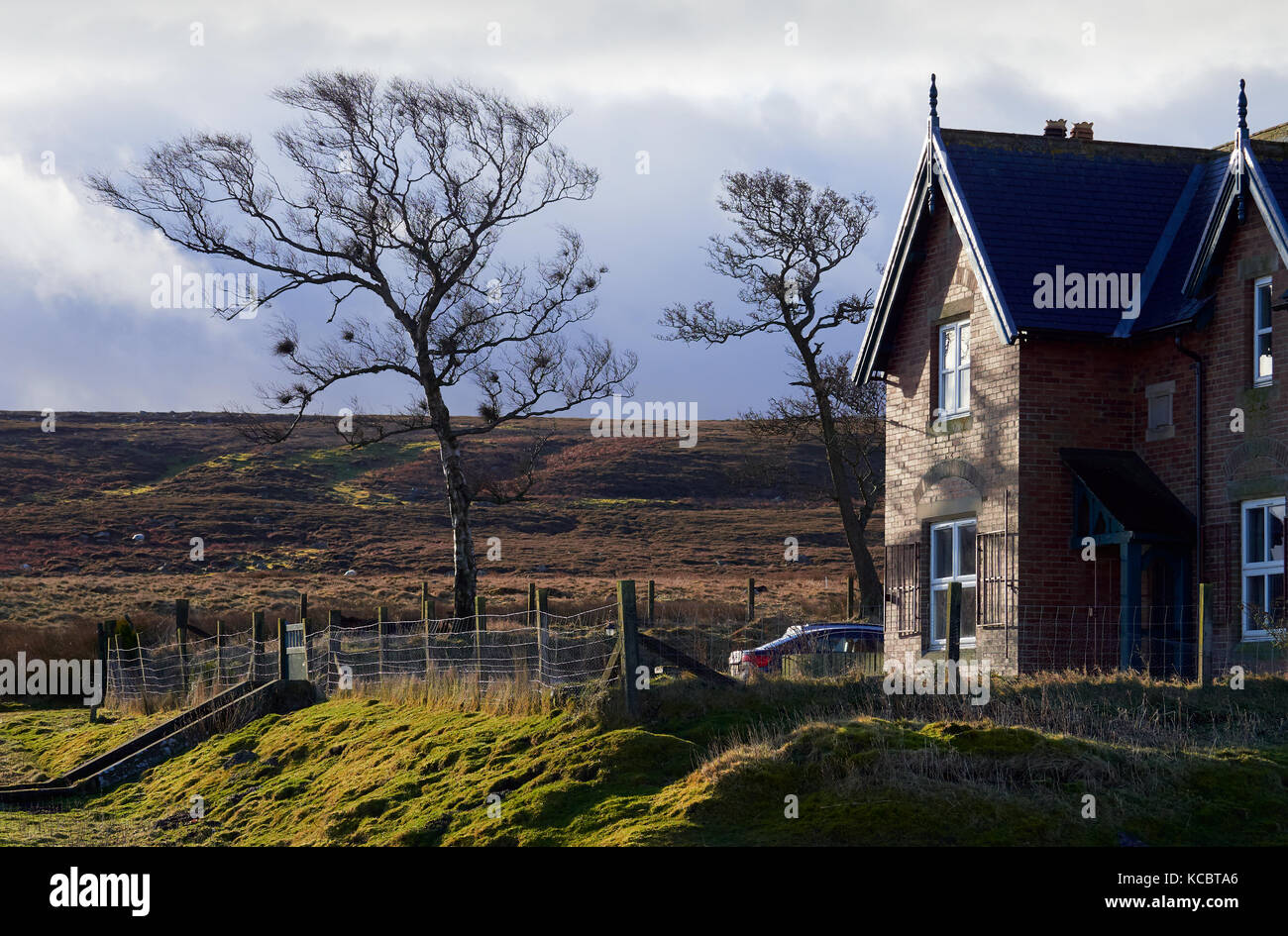 An old traditional brick building situated in the remote Muggleswick ...