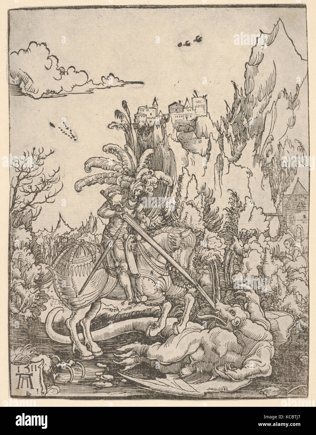 Saint george and the dragon hi-res stock photography and images - Alamy