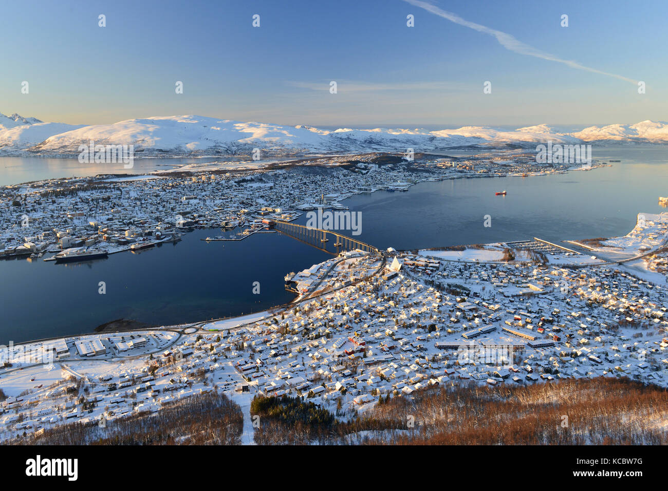 Tromso bridge strait hi-res stock photography and images - Alamy