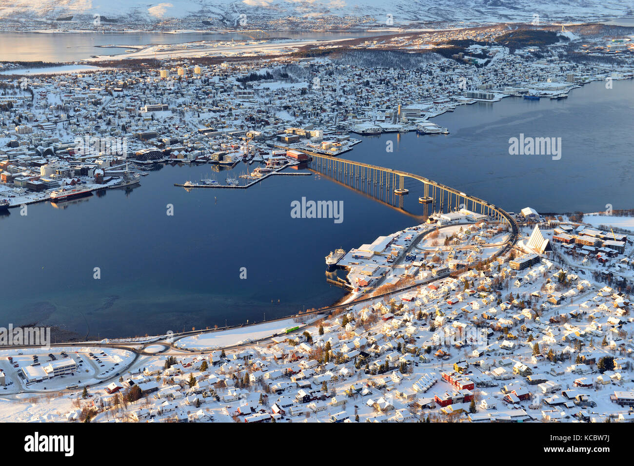 Tromso bridge strait hi-res stock photography and images - Alamy