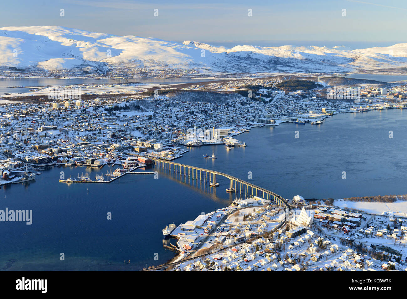 Tromso bridge strait hi-res stock photography and images - Alamy