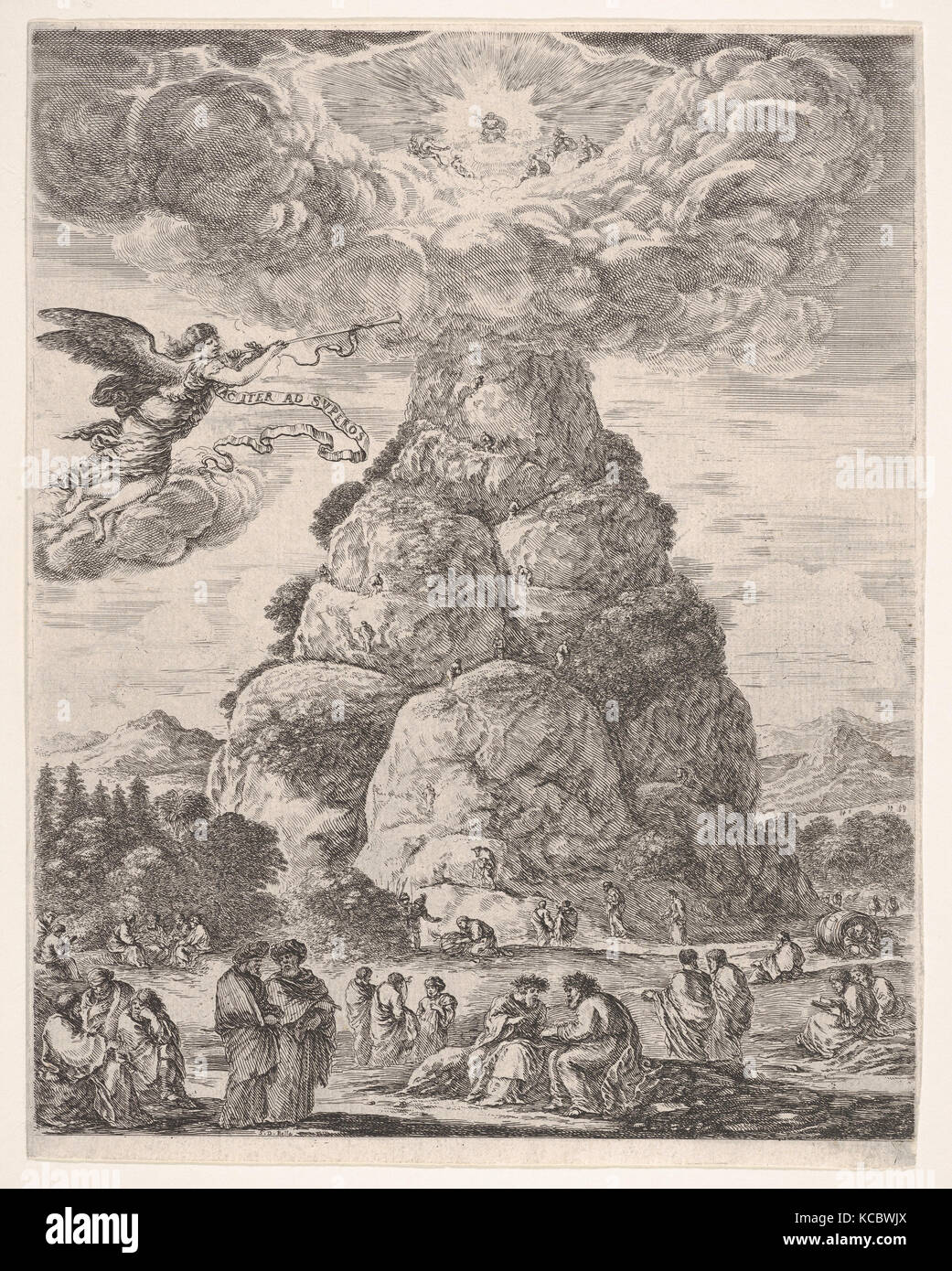 Rock of the Philosphers, or Mount Parnassus, many ancient philosophers ...