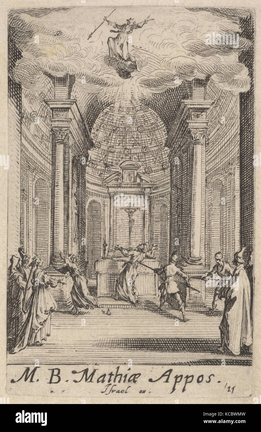 Martyrdom of Saint Matthias, from the series 'The little apostles' (Les ...