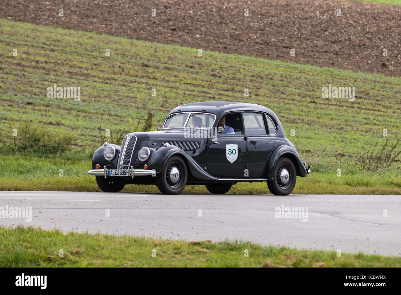 Augsburg, Germany - October 1, 2017: BMW oldtimer car at the ...