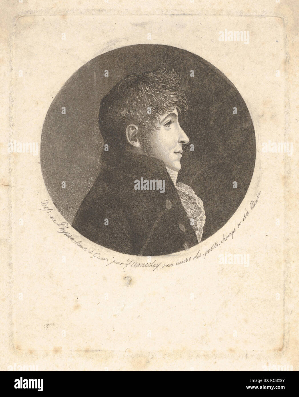 Physionotrace, Etching and aquatint, sheet: 4 1/2 x 3 9/16 in. (11.5 x ...