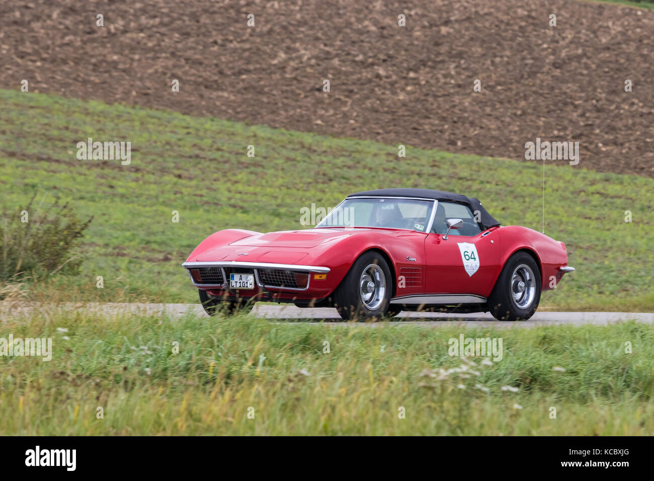 Augsburg, Germany - October 1, 2017: Chevrolet Corvette Stingray ...