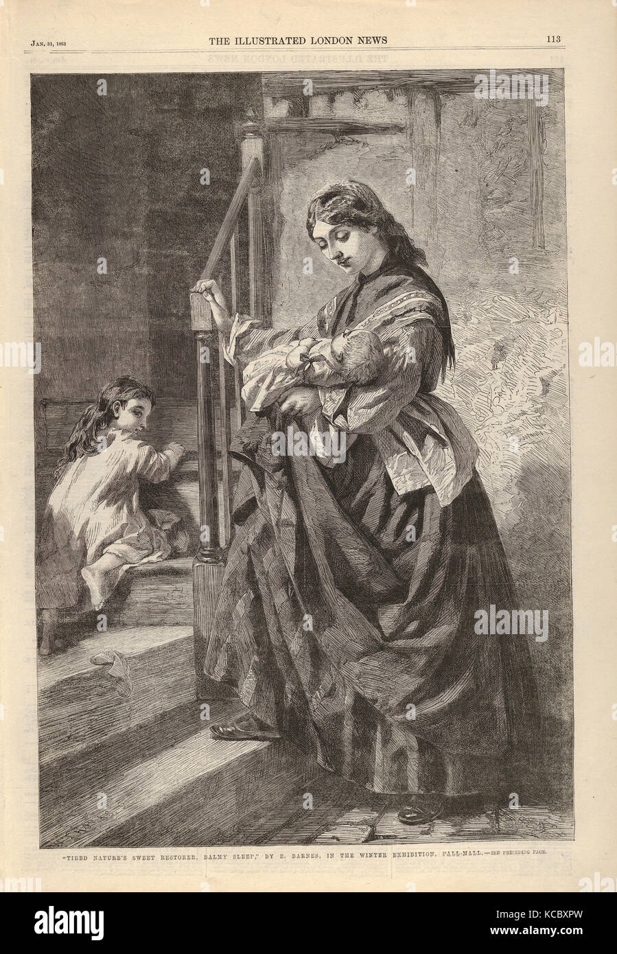 Drawings and Prints, Print, Tired Nature'sweet Restorer, Balmy Sleep ...