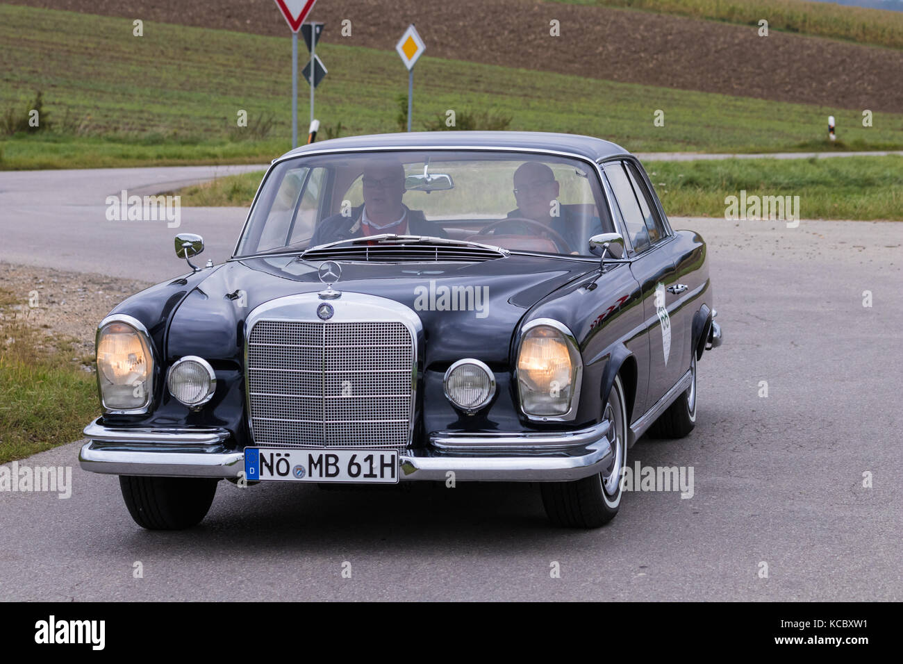 Augsburg, Germany - October 1, 2017: 1961 Mercedes-Benz 220 SE oldtimer ...