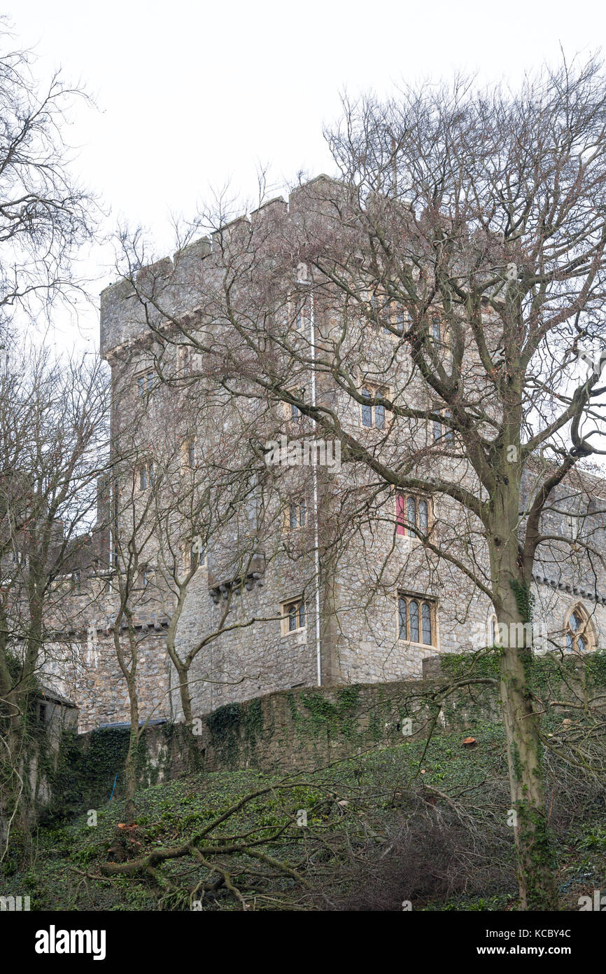 castle tower at St Donats Wales Stock Photo - Alamy