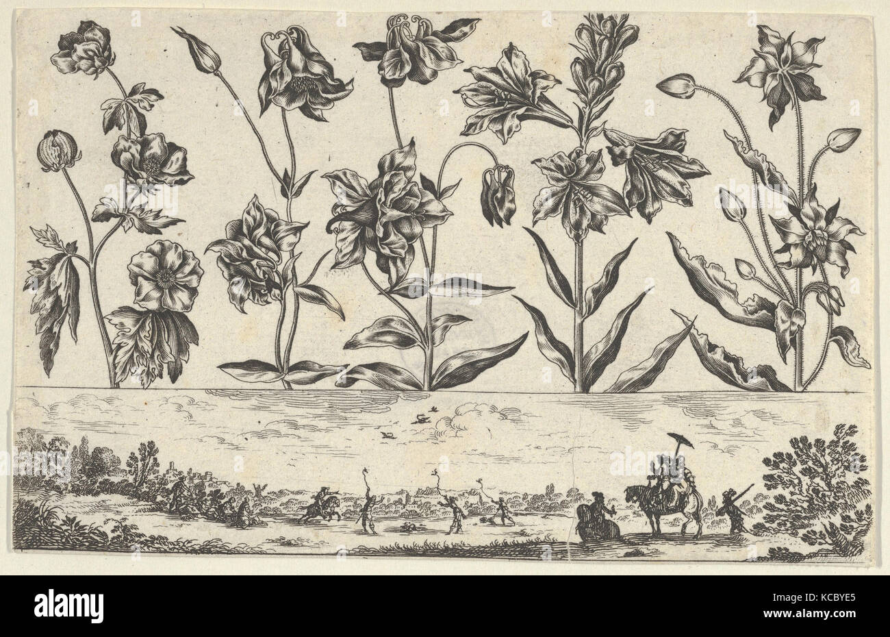 Hunting scene panel or great hunt panel High Resolution Stock ...