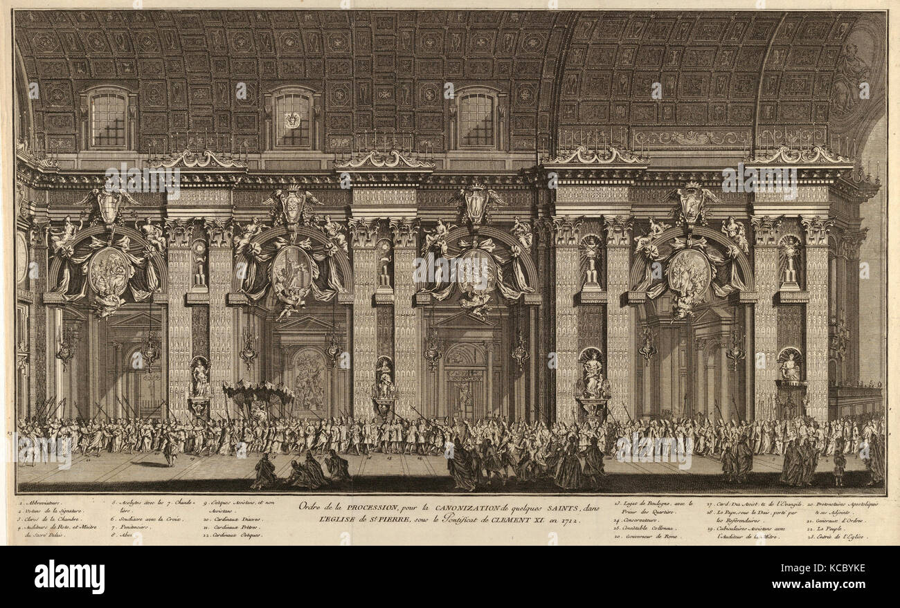 Print Ornament & Architecture, Procession held in Saint Peter's ...