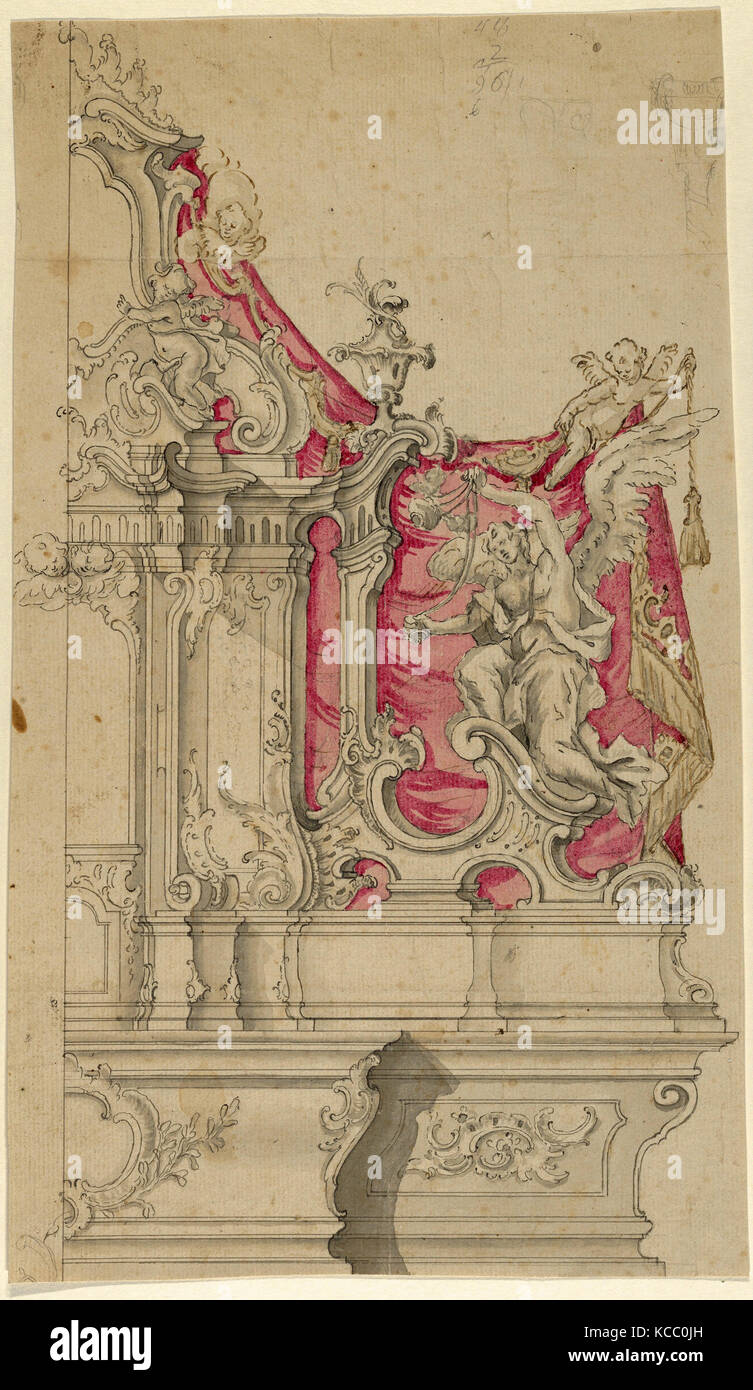 Rococo Architecture Drawing