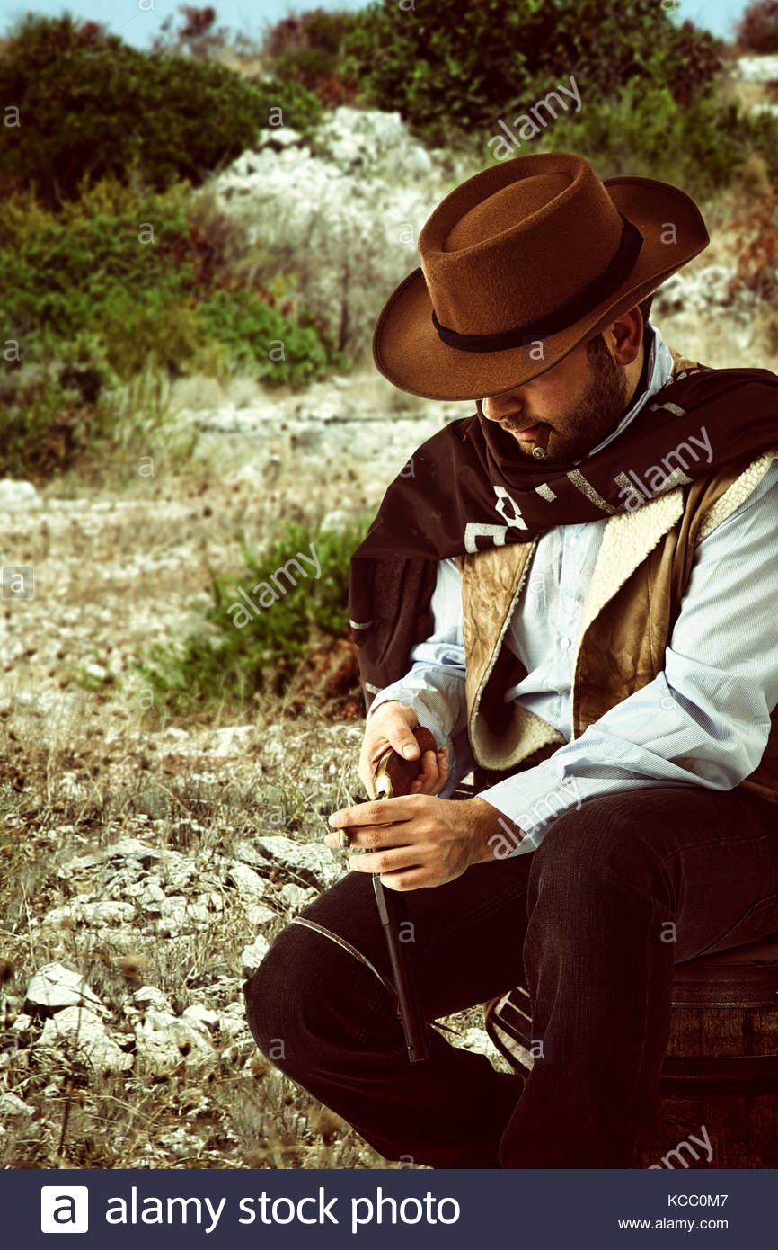 Gunslinger Vintage High Resolution Stock Photography and Images - Alamy