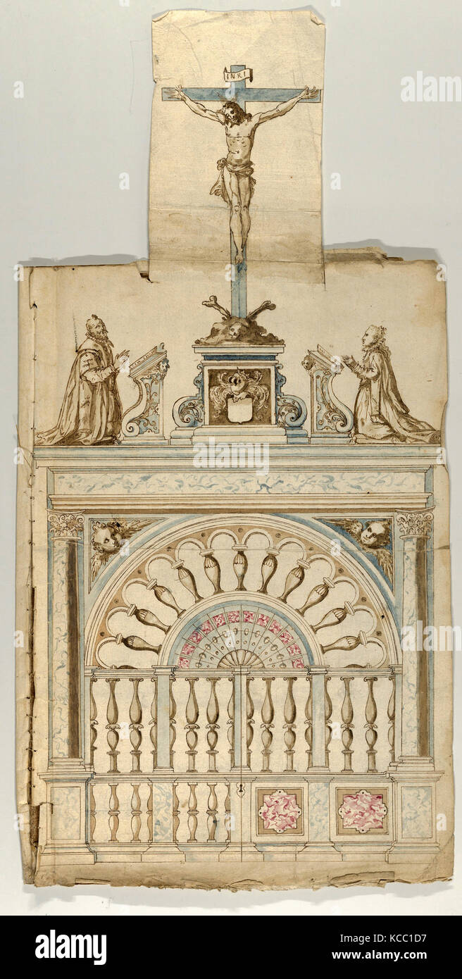 Portfolio with drawings and prints of tombs and epitaphs, Anonymous ...