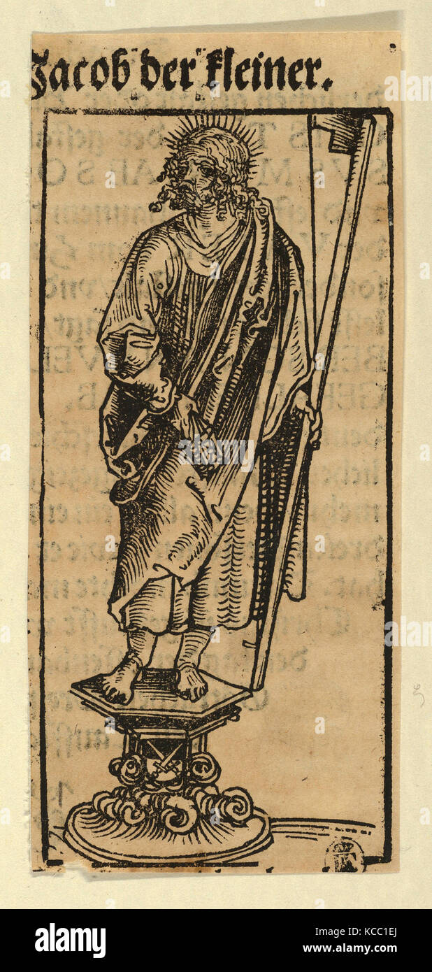 Silver Statuette of St. James the Less, from the Wittenberg Reliquaries ...