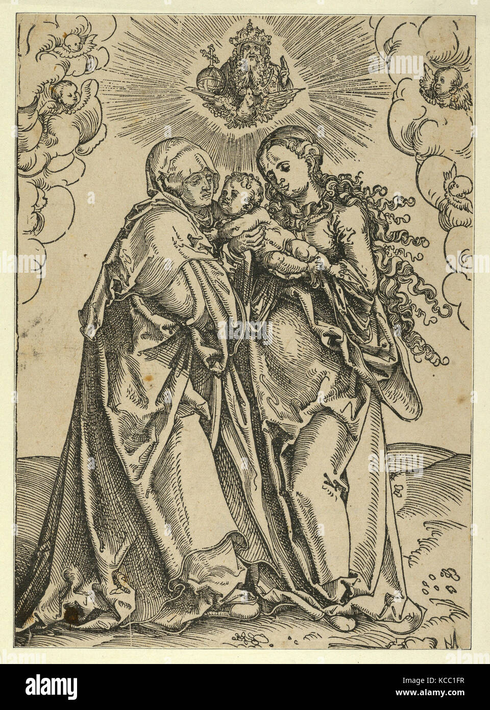 The virgin and child with st anne hi-res stock photography and images ...