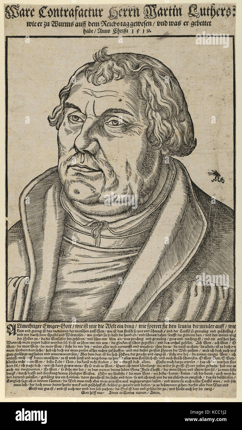 Drawings and Prints, Print, Martin Luther, Bust to the Left, Artist ...