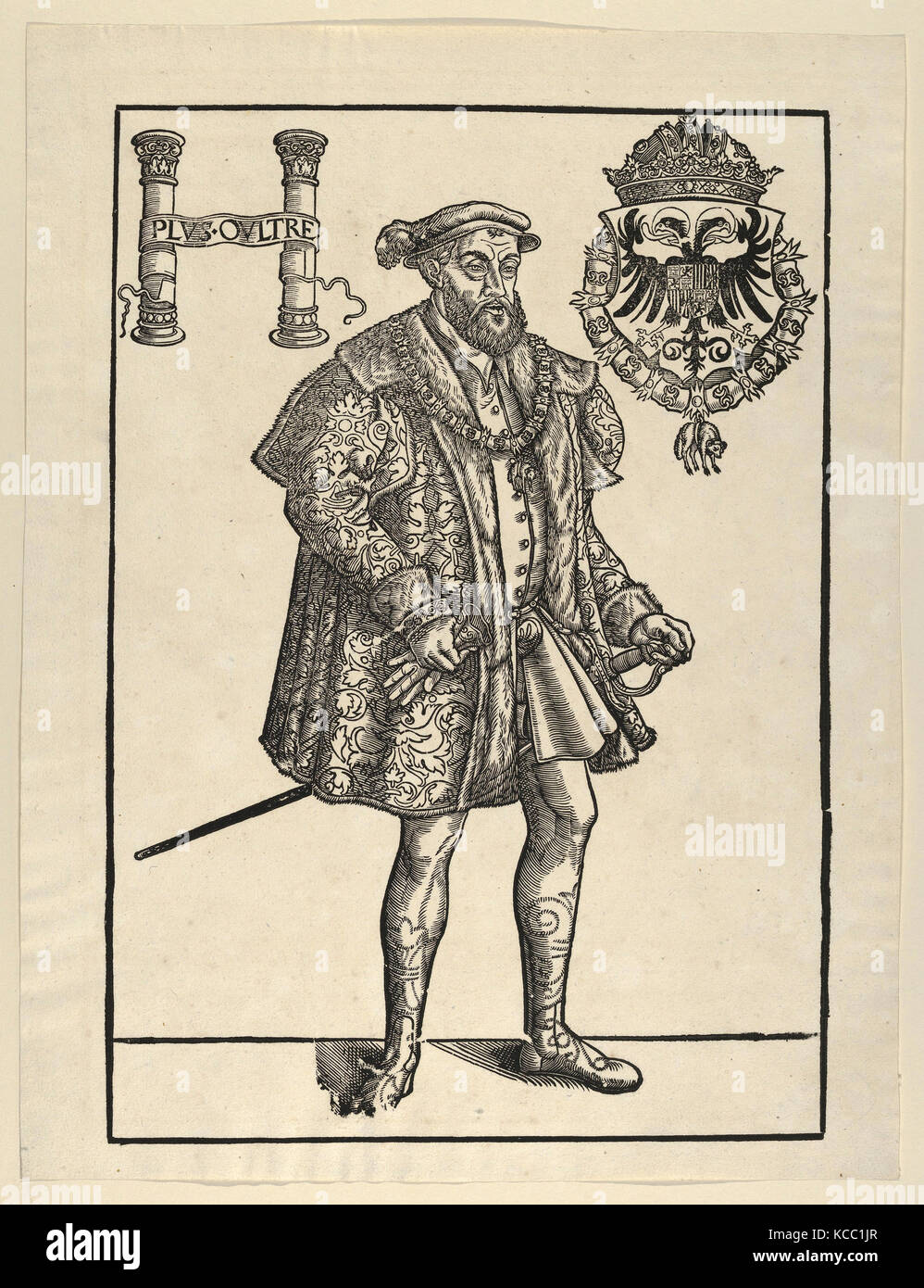 Drawings and Prints, Print, Copy of Emperor Charles V, Artist, Lucas ...