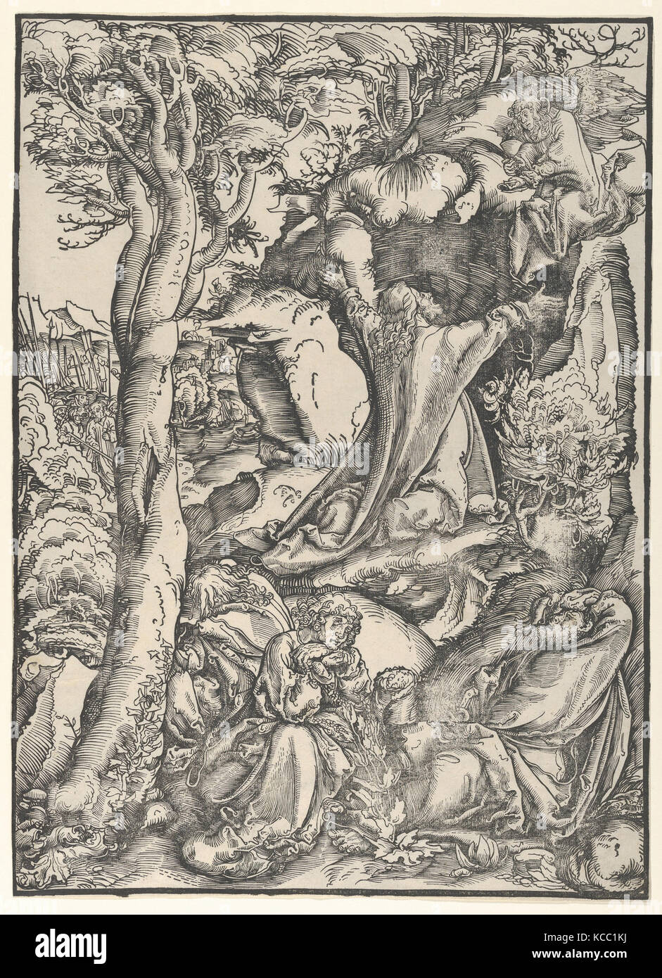 Christ on the Mount of Olives, Lucas Cranach the Elder Stock Photo - Alamy