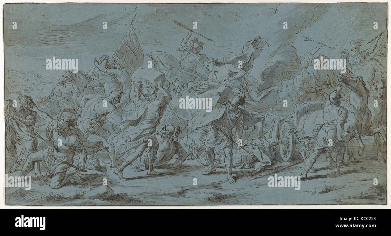 The Battle of Ajax and Hector (from the Story of Achilles), Jan van ...