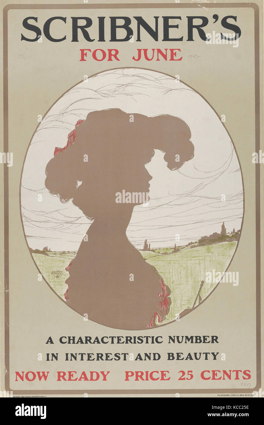 Scribner's for June, 1902, Commercial color lithography, Sheet: 22 1/16 ...