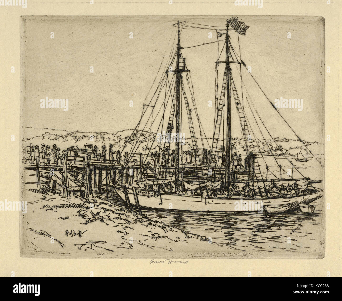 Drawings and Prints, Print, The Bowdoin, Artist, Ernest Haskell ...