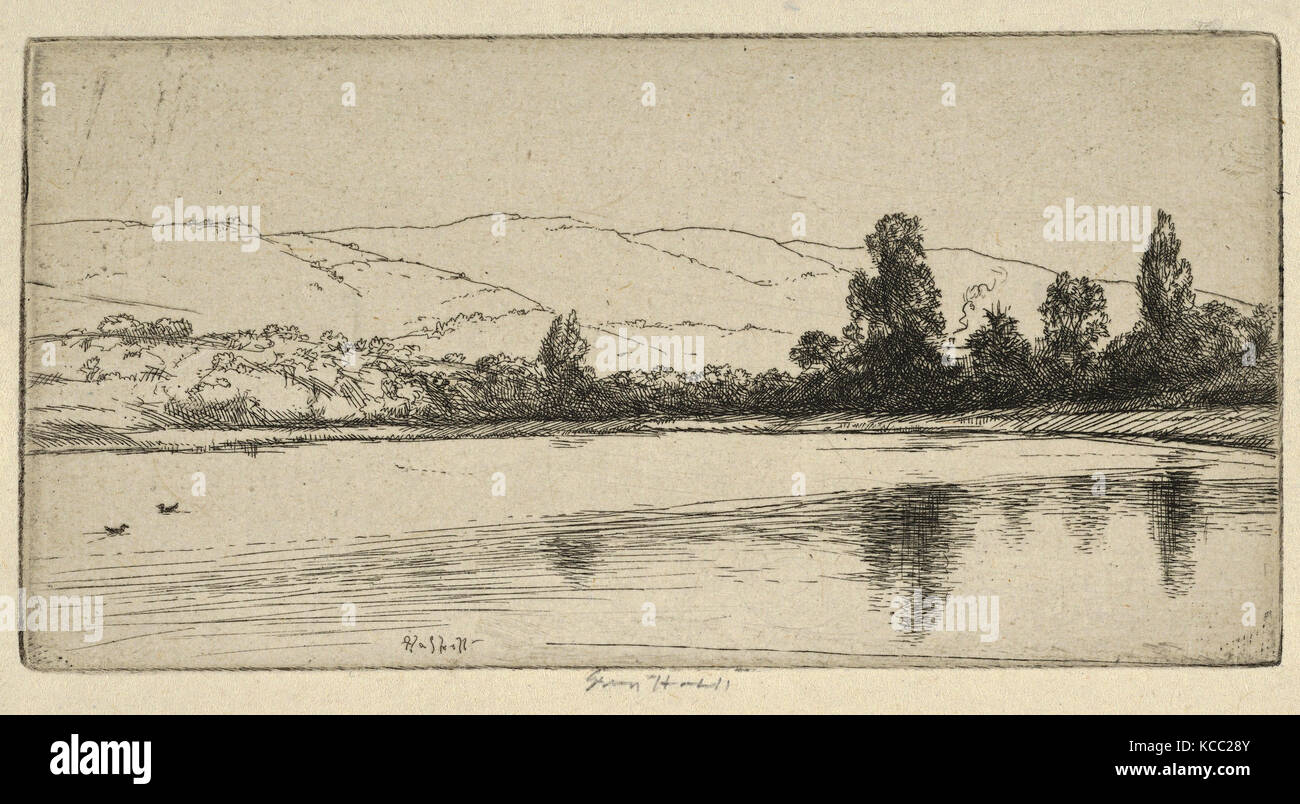 Drawings and Prints, Print, Among the Hills, Artist, Ernest Haskell ...