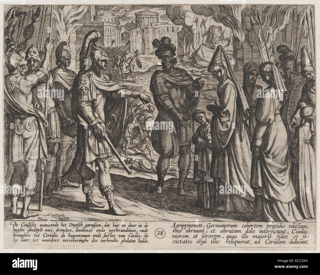 Plate 28: Cologne Troops Bring Civilis' Wife and Sister to Cerialis ...