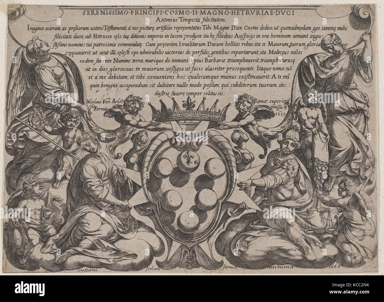 Frontispiece to 'The Battles of the Old Testament' with the arms of the ...