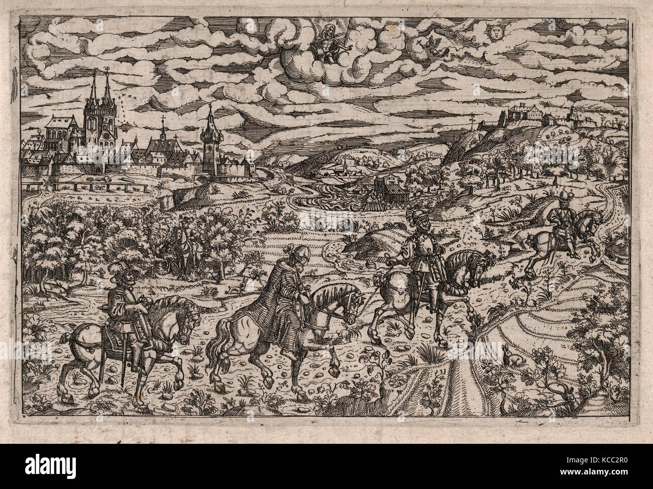 Drawings and Prints, Albrecht von Rosenberg abducting Hieronymus ...