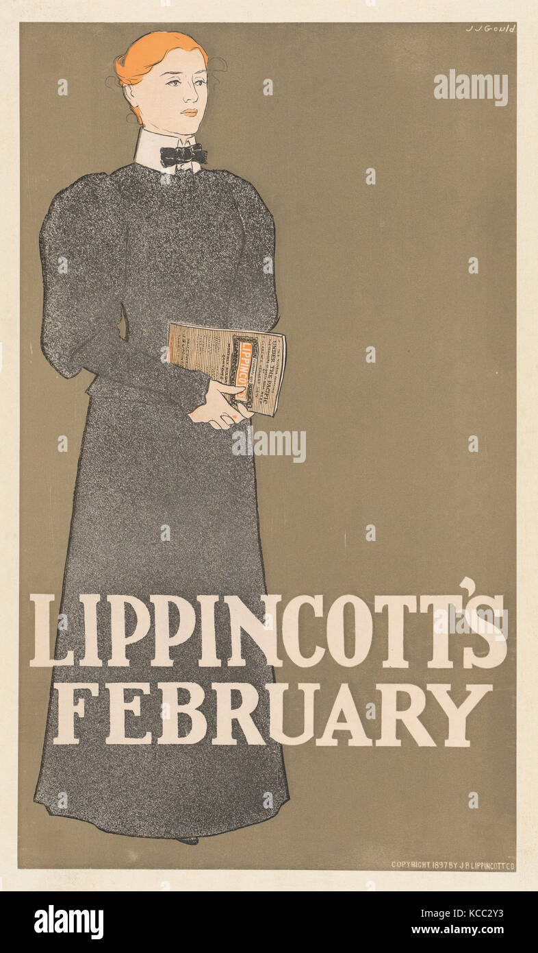 Lippincott's: February, 1897, Lithograph, Sheet: 20 5/16 × 12 7/16 in ...